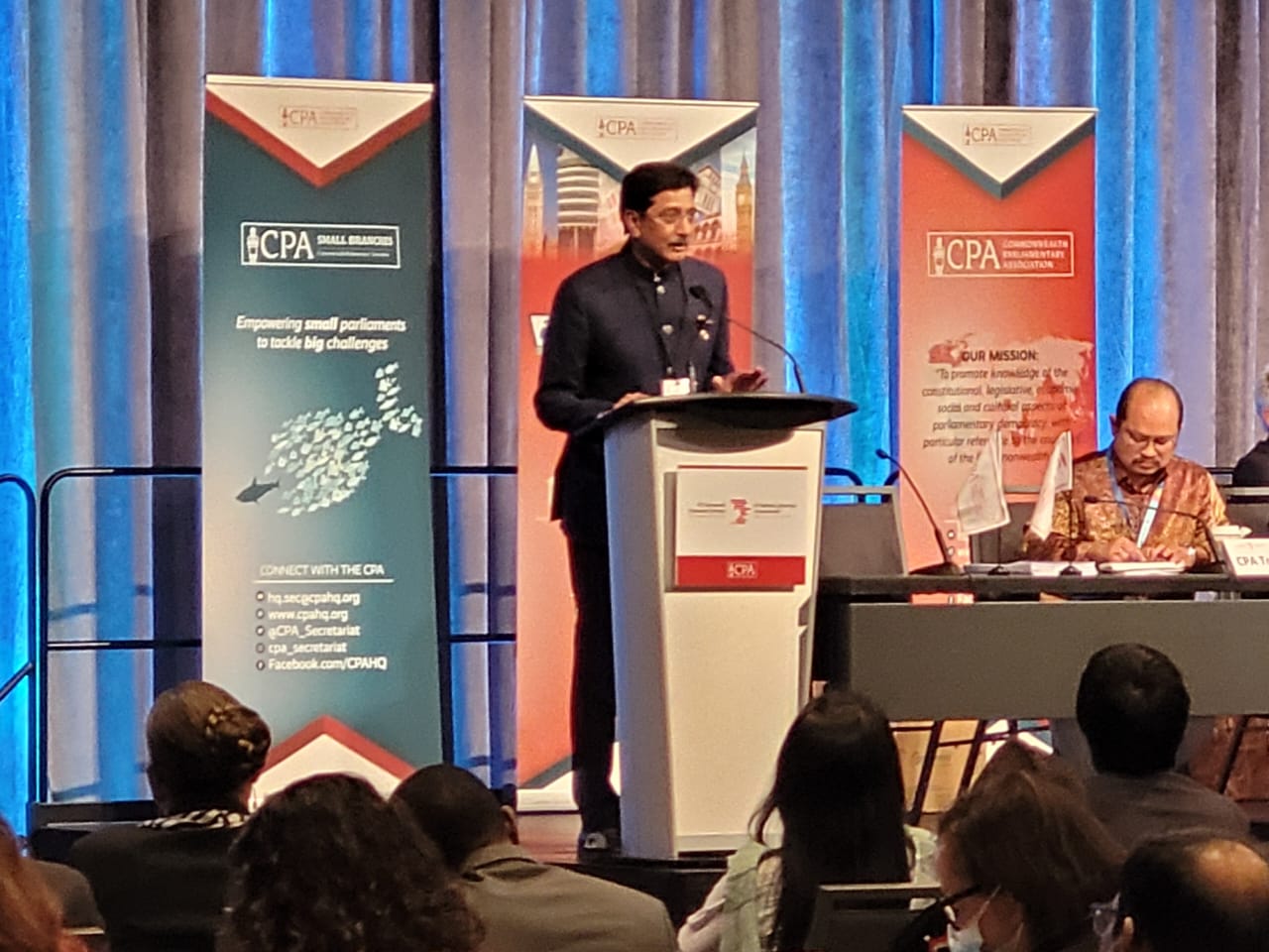 MP Anurag Sharma elected treasurer of CPA