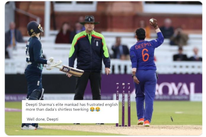 Deepti Sharma Mankad: Indian cricketer gets support from fans
