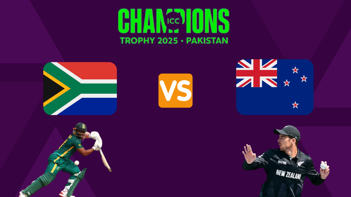 Champions Trophy 2025 On JioHotstar: WATCH SA Vs NZ Semi-Final Match - Check Full Details News24