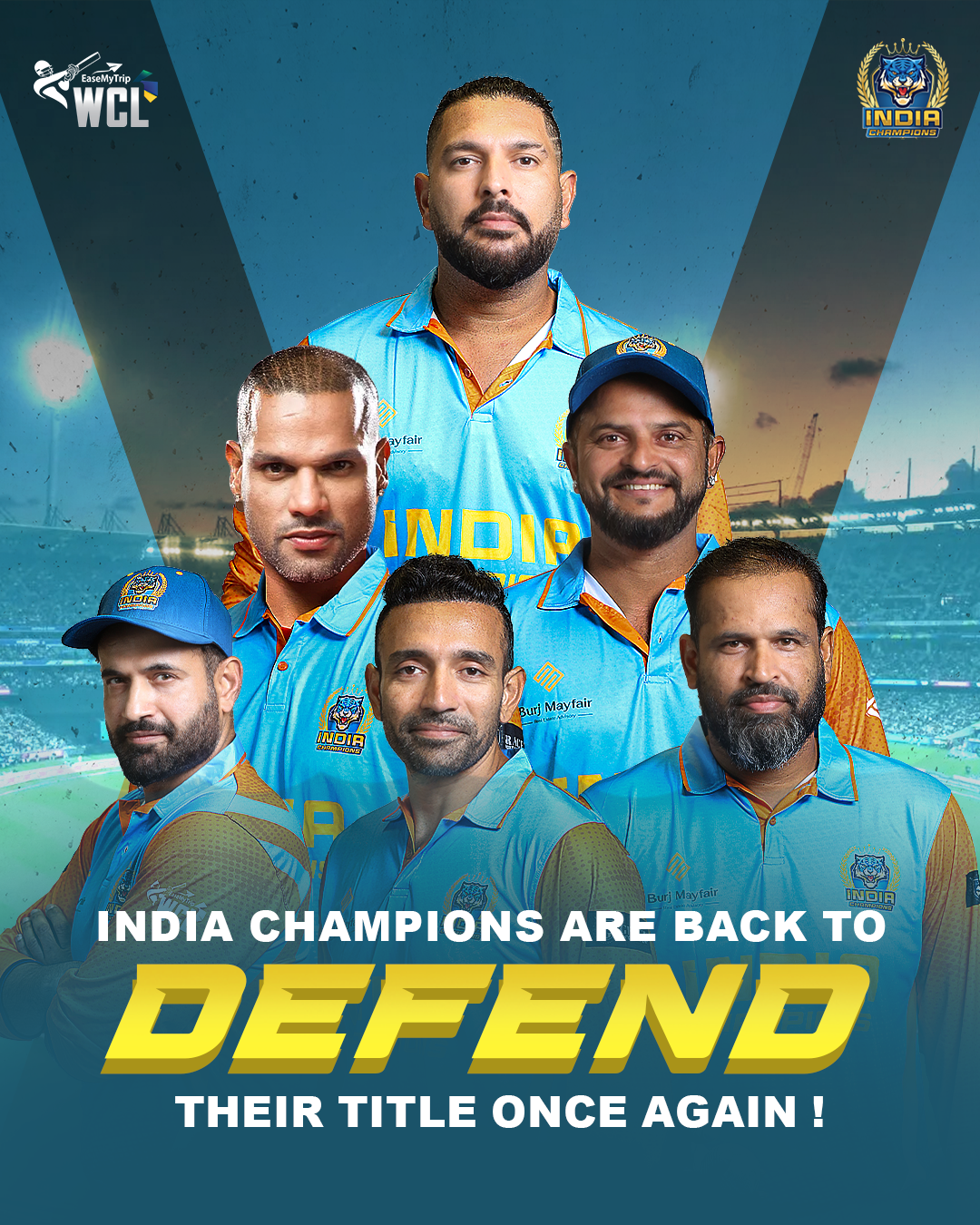 Yuvraj Singh To Lead India Champions In World Championship Of Legends (WCL) Season 2, Shikhar ...