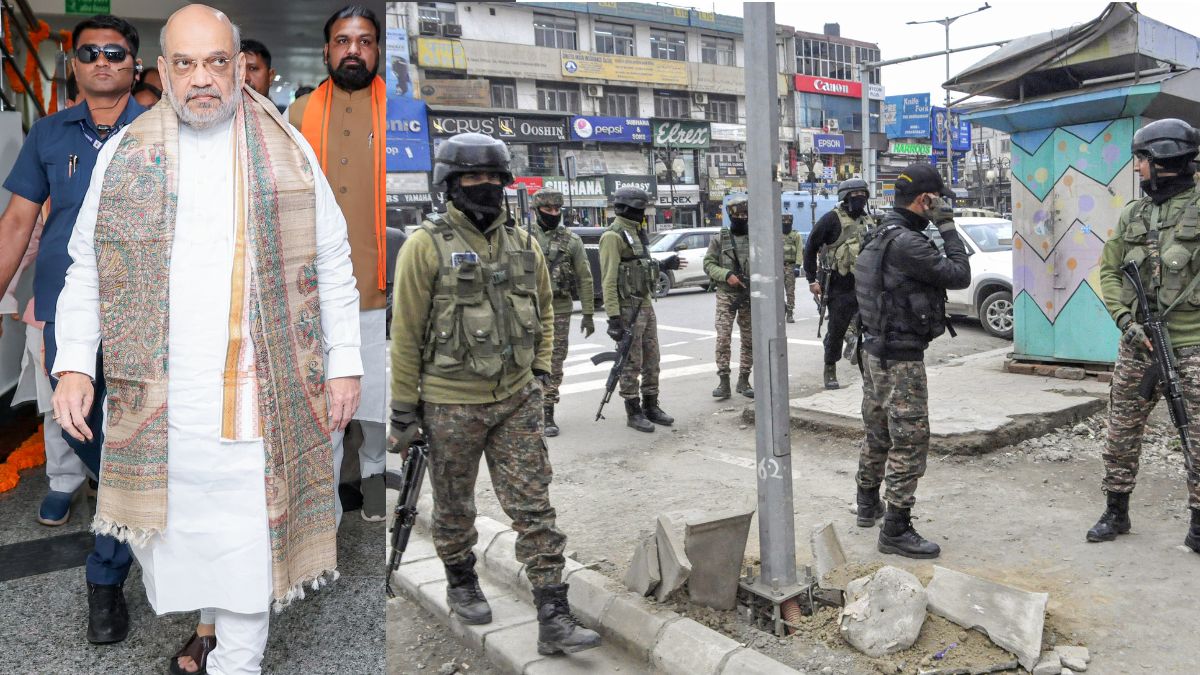 High Alert In Kashmir Valley As Home Minister Amit Shah To Land In Srinagar News24