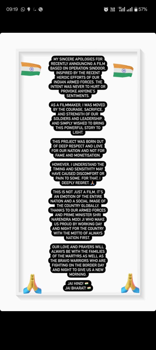 Operation Sindoor Film In The Works? Viral Poster Drops Amid Indo-Pak Tensions, Netizens Call It ...