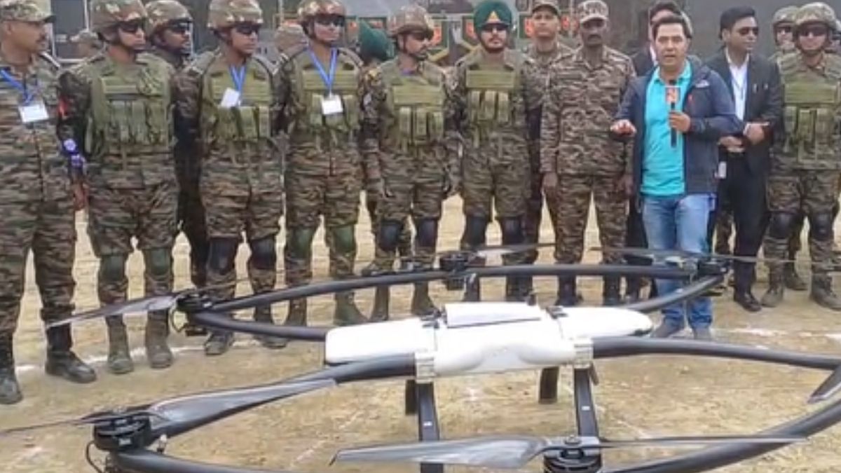 India's Drone And Robotic Capabilities Were Showcased At Kargil During The Vijay Diwas ...