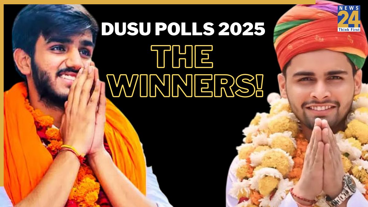 DUSU Election Results: ABVP Wins 3 Seats, Aryan Maan becomes New President, NSUI’s Rahul Jhansla ...