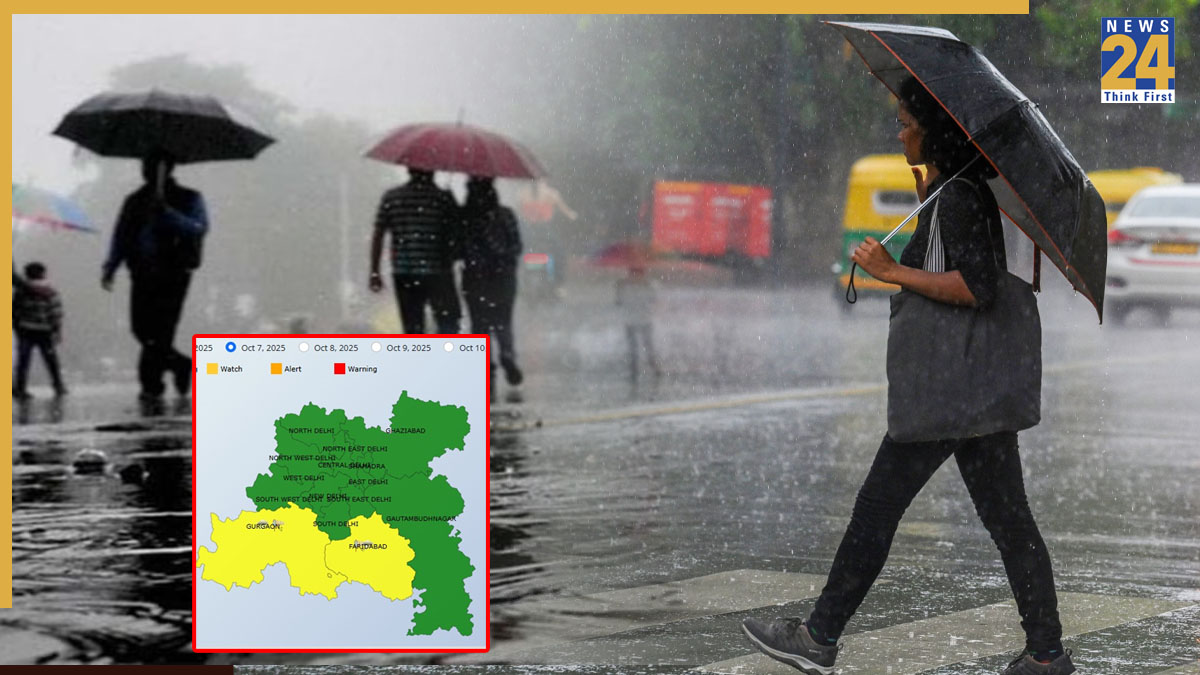 Delhi NCR Weather Update- Western Disturbance brings rain and early winter chill, IMD issues ...